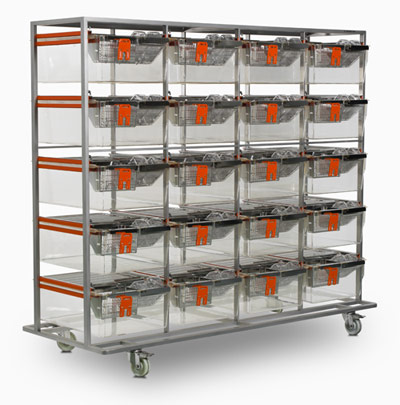 Tecniplast France | Cages - Mode tiroir